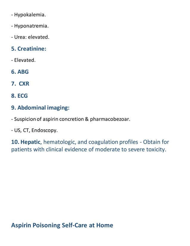 aspirin toxicity | PDF