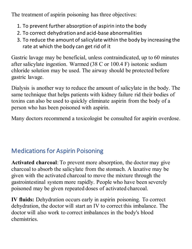 aspirin toxicity | PDF