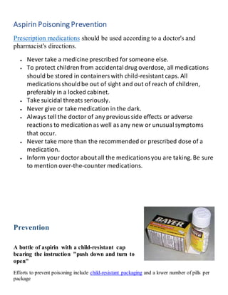 aspirin toxicity | PDF