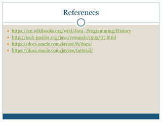 Introduction to Java | PPTX