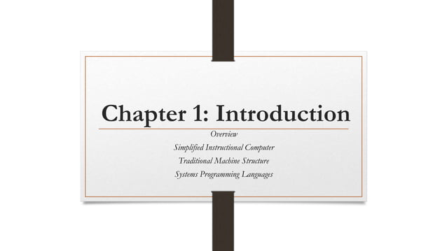 Introduction to Simplified instruction computer or SIC/XE | PPTX