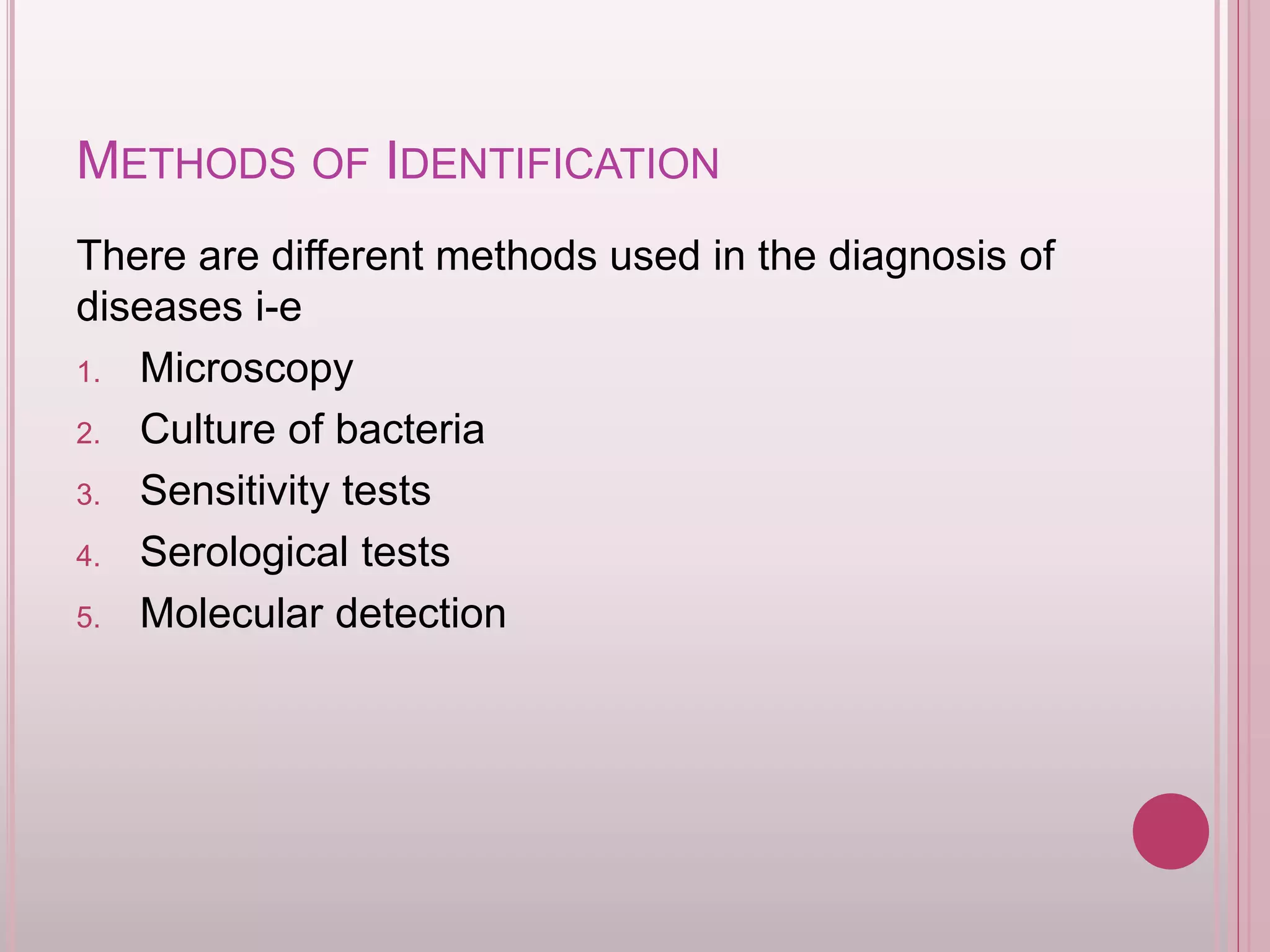 Introduction. to Systematic diagnostic bacteriology | PPTX