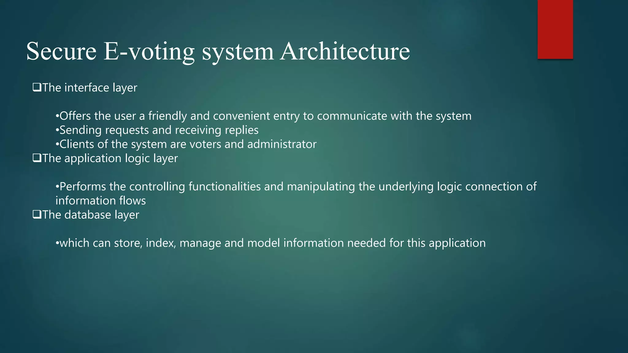 online E-voting system | PPTX