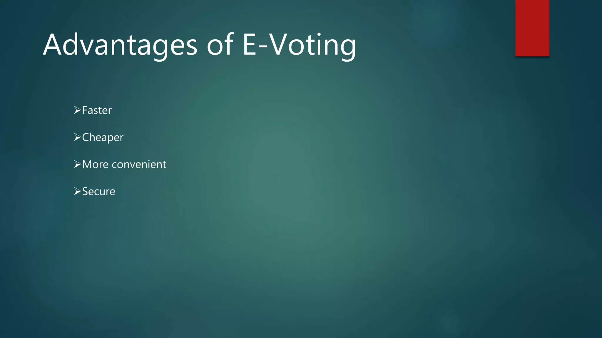 Online E Voting System Ppt