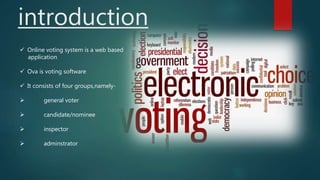 online E-voting system | PPTX