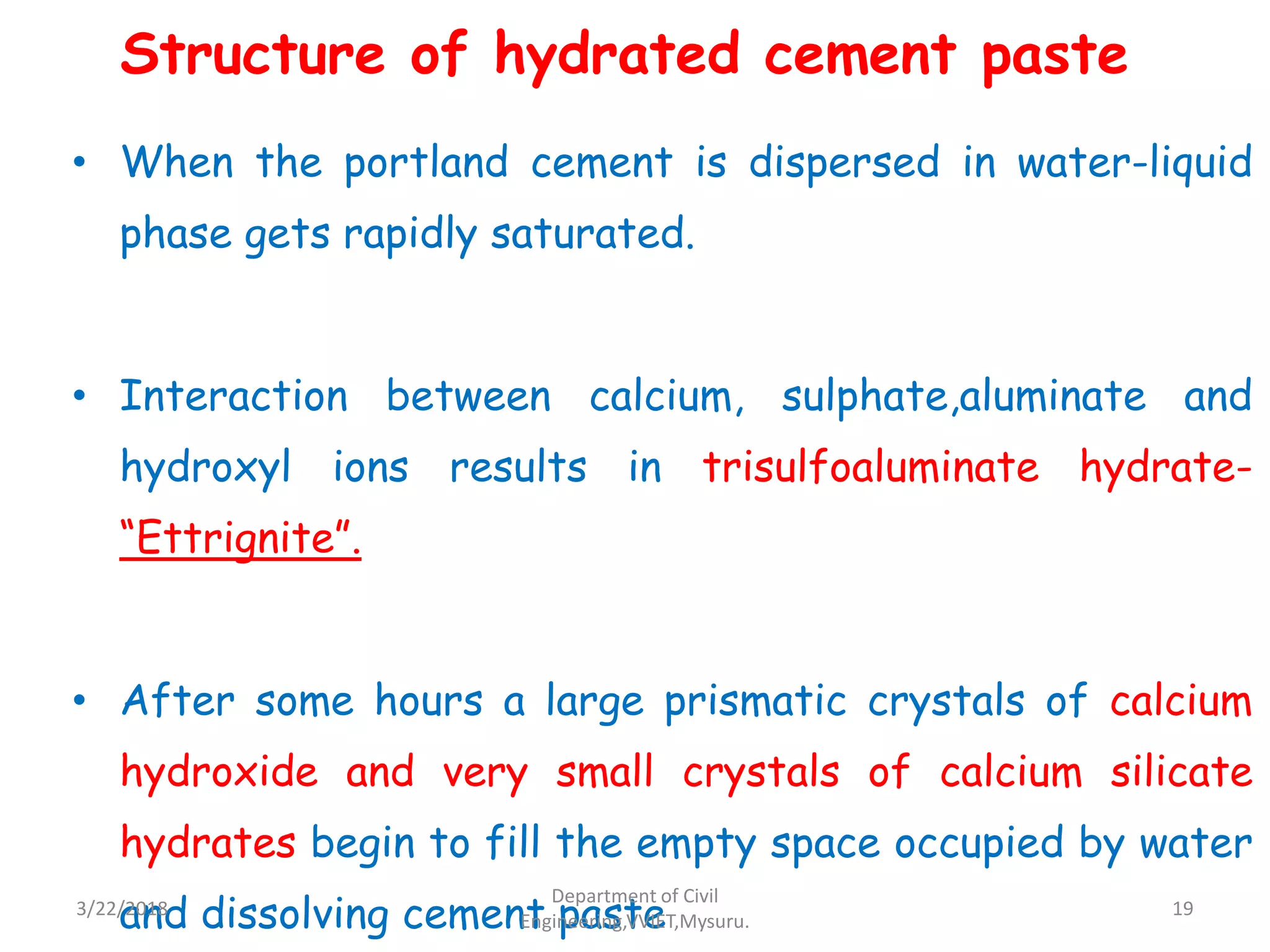 Introduction to Concrete Technology by Dr,Vinay Kumar B M | PDF