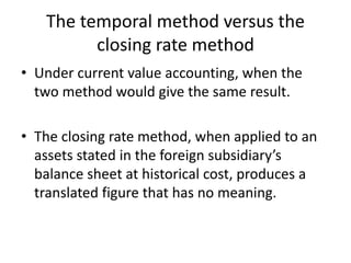 foreign currency translation | PPTX | Stocks and Bonds | Personal Investing