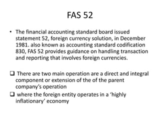 foreign currency translation | PPTX | Stocks and Bonds | Personal Investing