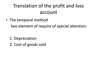 foreign currency translation | PPTX | Stocks and Bonds | Personal Investing
