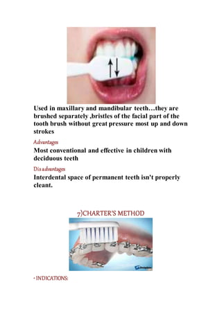 Tooth brushing techniques | DOCX
