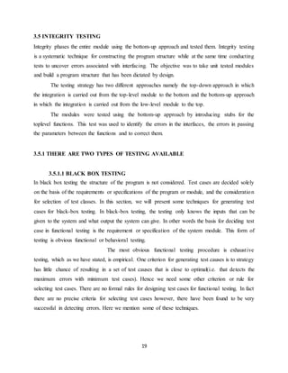 Full report on blood bank management system | PDF