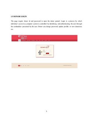 Full report on blood bank management system | PDF