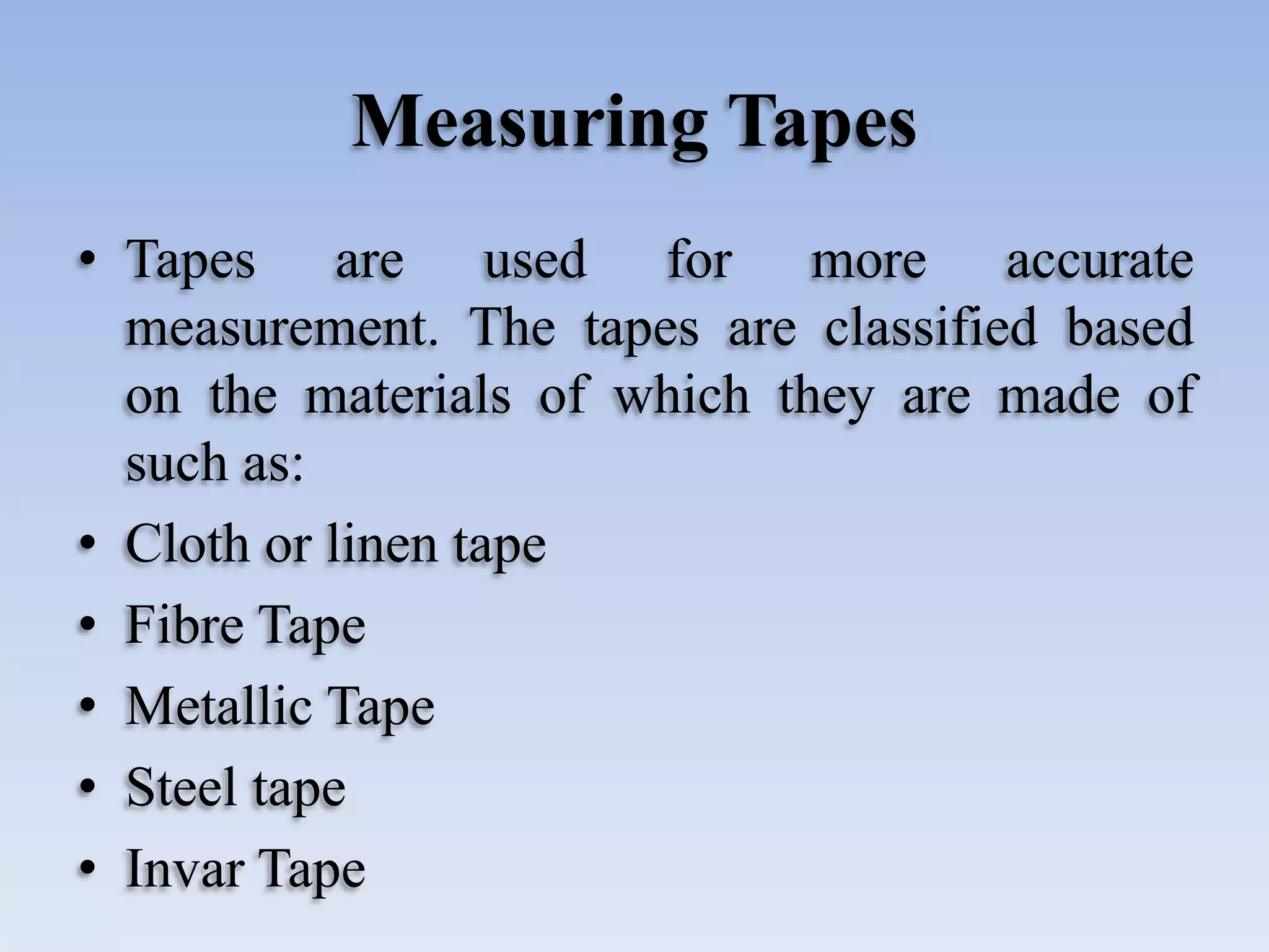 Introduction on instruments used for chaining | PPTX