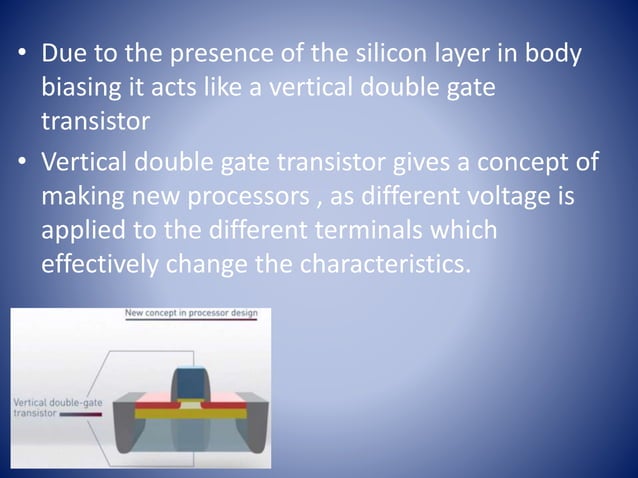 SILICON ON INSULATOR | PPTX | Chemistry | Science