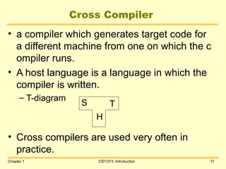 Introduction to Compiler | PPT