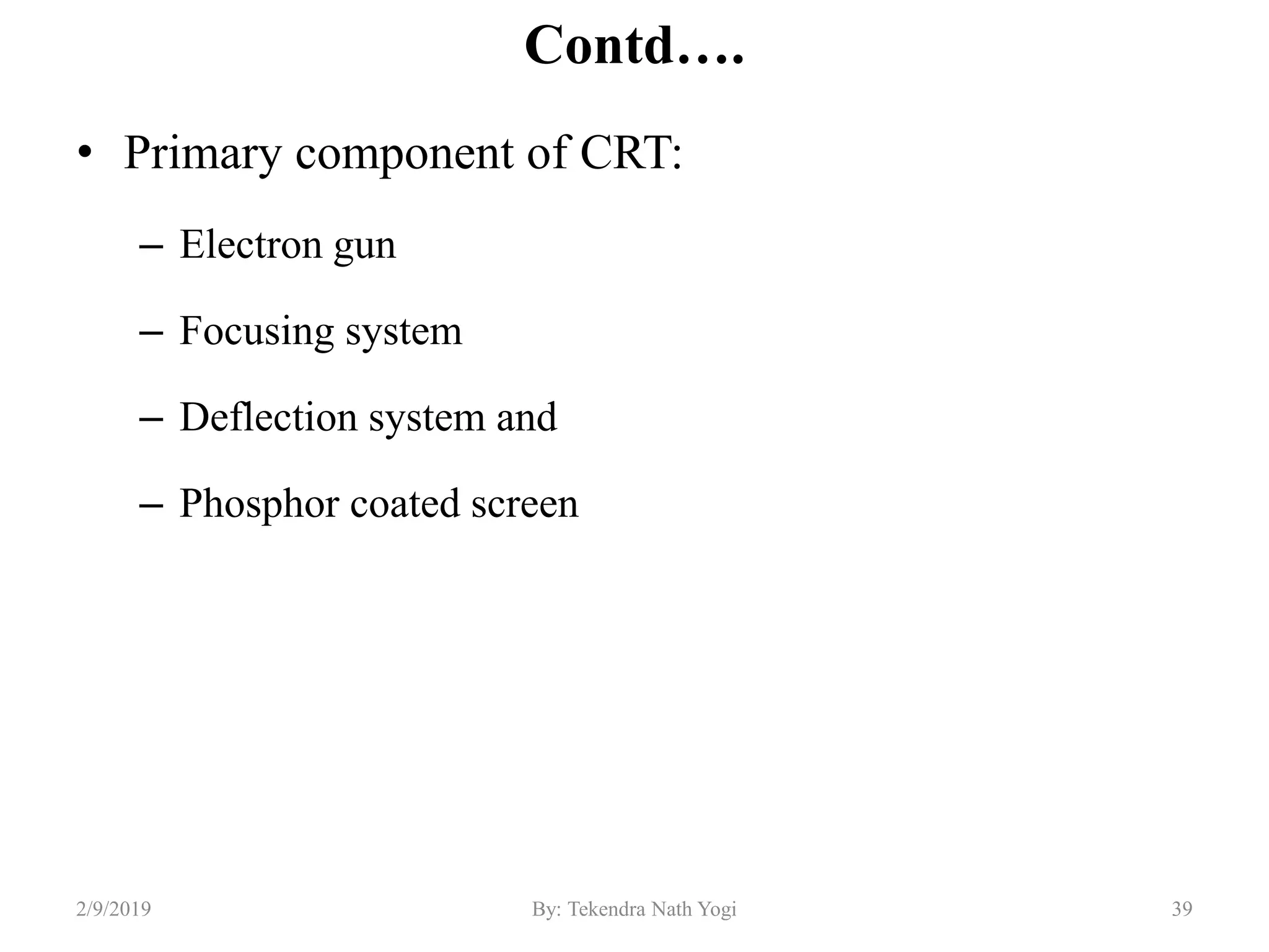 B. SC CSIT Computer Graphics Unit1.1 By Tekendra Nath Yogi | PPTX