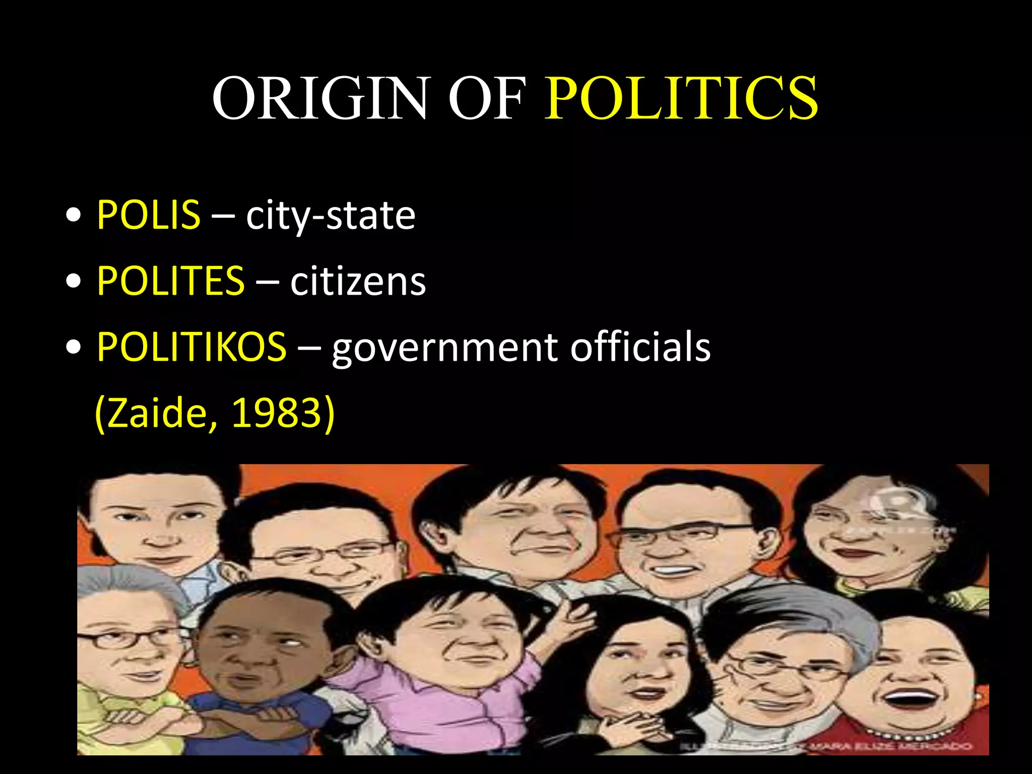 INTRODUCTION: THE CONCEPTS OF POLITICS AND GOVERNANCE | PPTX