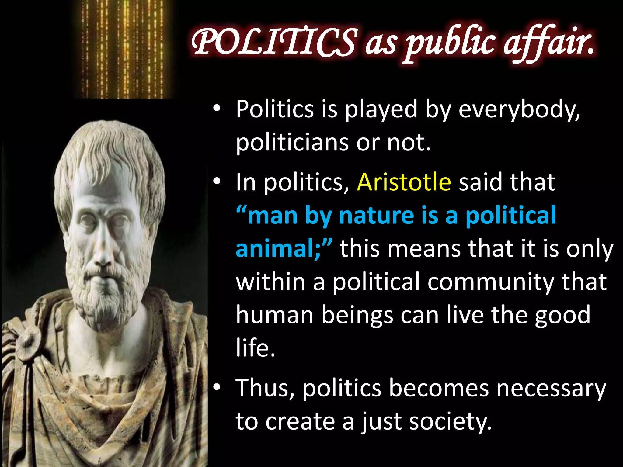 INTRODUCTION: THE CONCEPTS OF POLITICS AND GOVERNANCE | PPTX