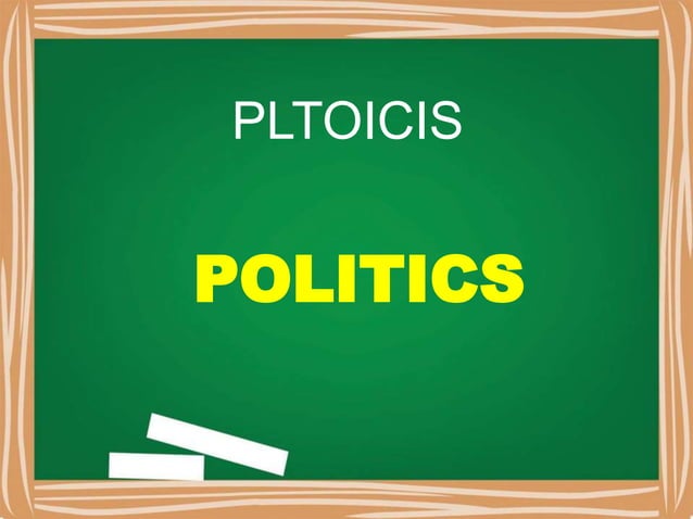 INTRODUCTION: THE CONCEPTS OF POLITICS AND GOVERNANCE | PPTX ...