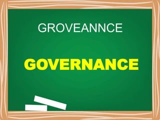 INTRODUCTION: THE CONCEPTS OF POLITICS AND GOVERNANCE | PPTX