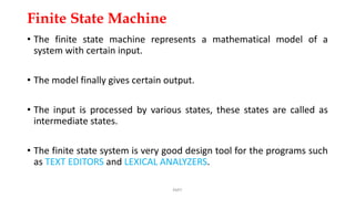 Introduction TO Finite Automata | PPTX