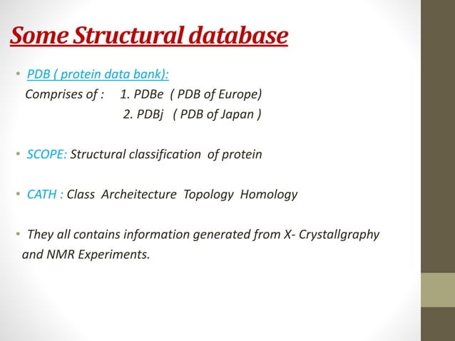 Introduction Of Biological Database Ppt