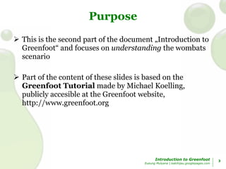 Greenfoot Introduction (2) | PPT
