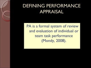 Performance Appraisal - Introduction 2 | PPT