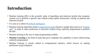 Introduction to Machine Learning | PPT | Free Download