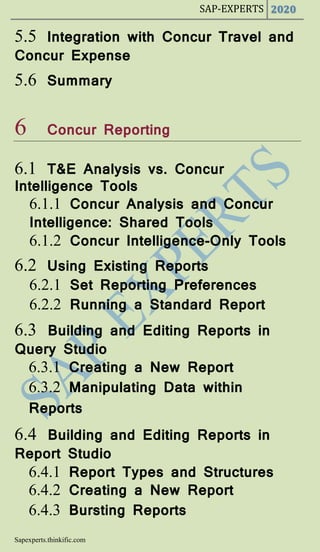 Learn Sap Concur Pdf