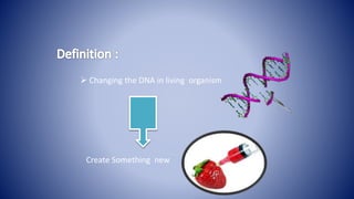 Basic Concept of Genetic Engineering | PPTX