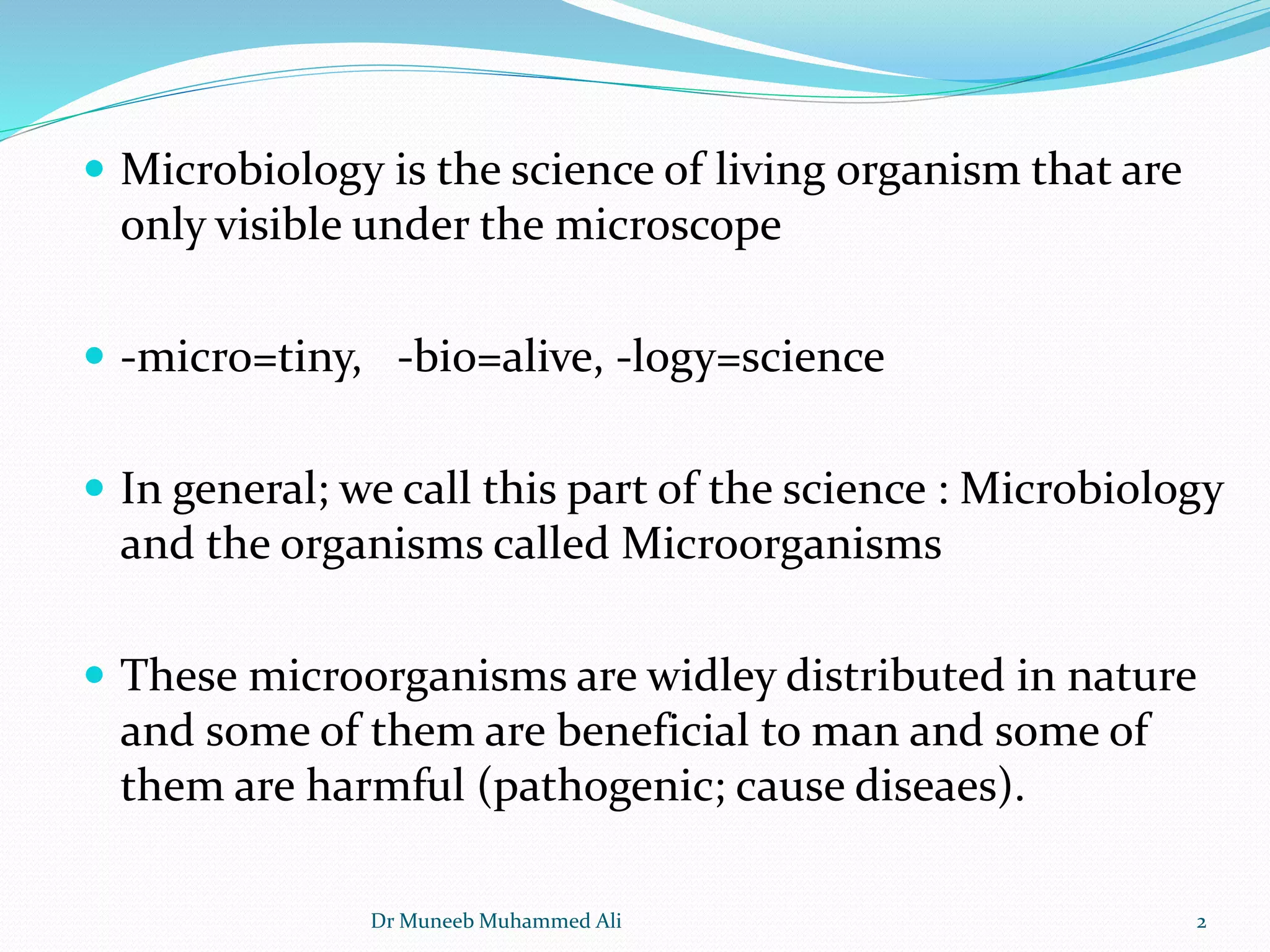 Introduction to Microbiology | PPTX