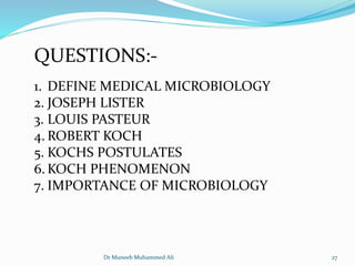 Introduction to Microbiology | PPTX