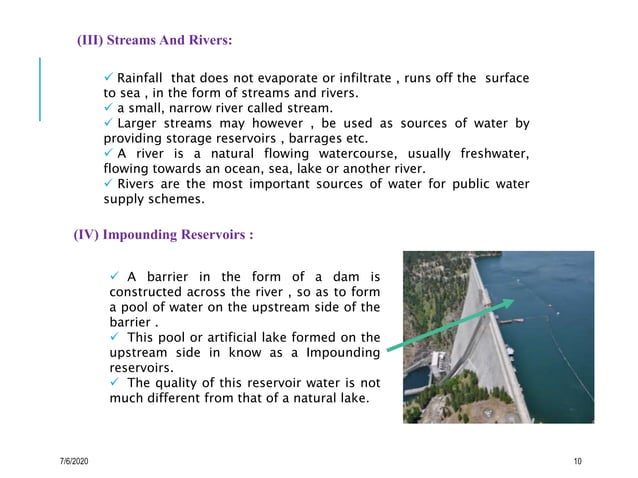 Basics of Water supply and sanitation Engineering | PPTX | Water ...