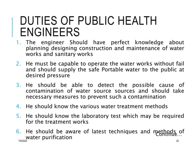 Basics of Water supply and sanitation Engineering | PPTX | Water ...