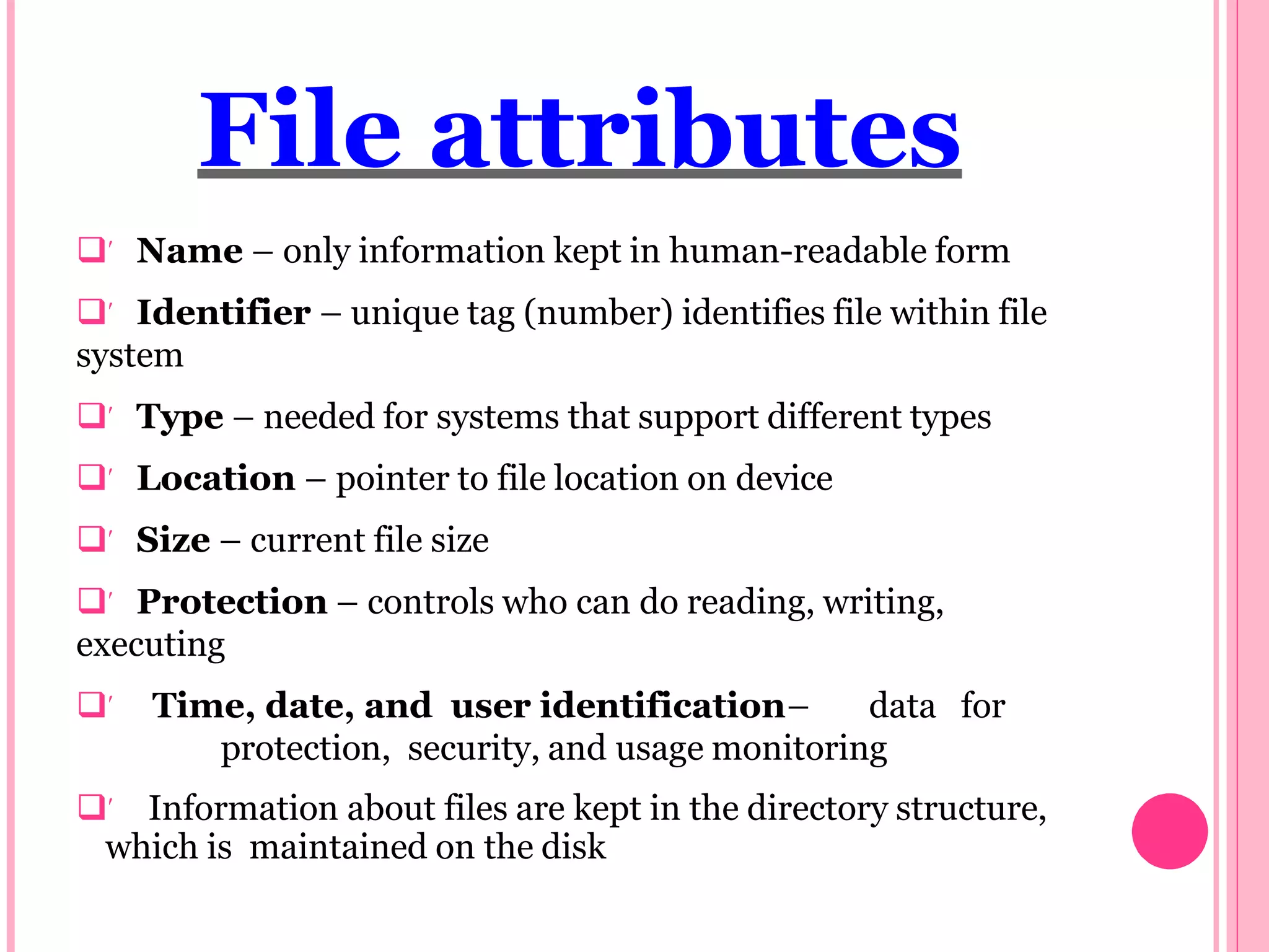 Introduction to File System | PPTX