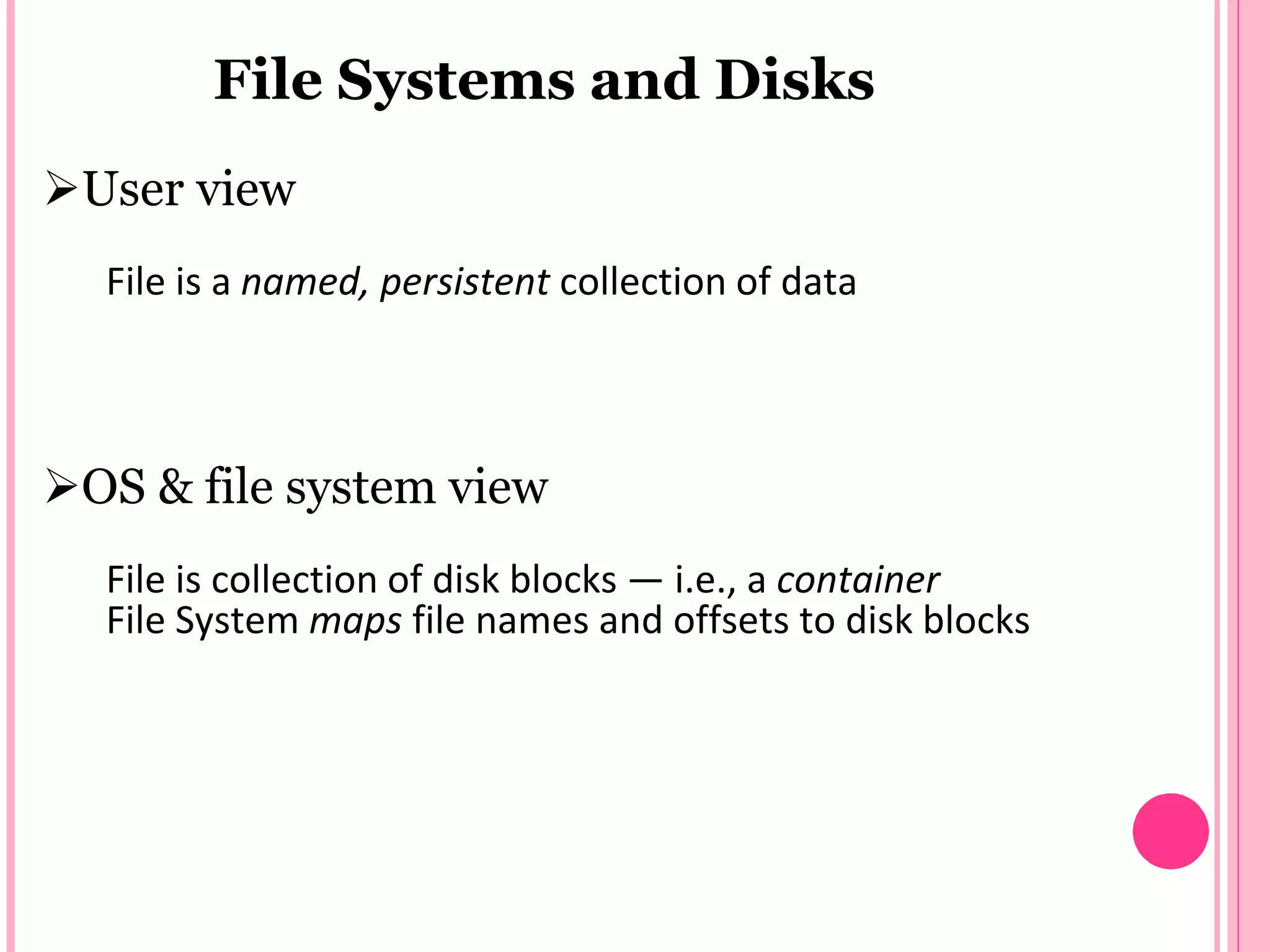 Introduction to File System | PPTX
