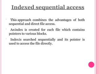 Introduction to File System | PPTX