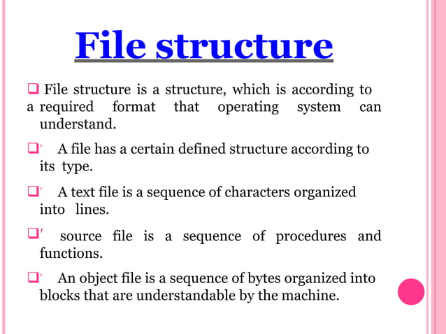 Introduction to File System | PPTX