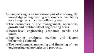 Engineering Economics | PPTX