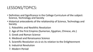 Science, Technology and Science - Introduction | PPT