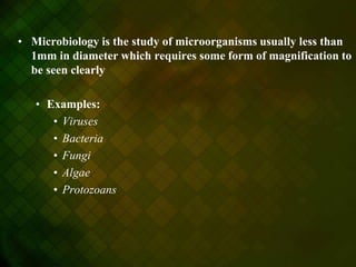 Introduction to microbiology | PPT