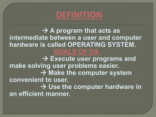 Operating System - Part 1 | PPT
