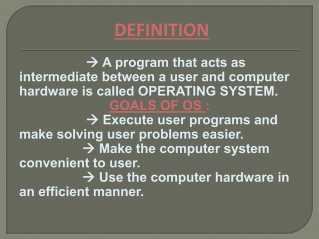 Operating System - Part 1 | PPT