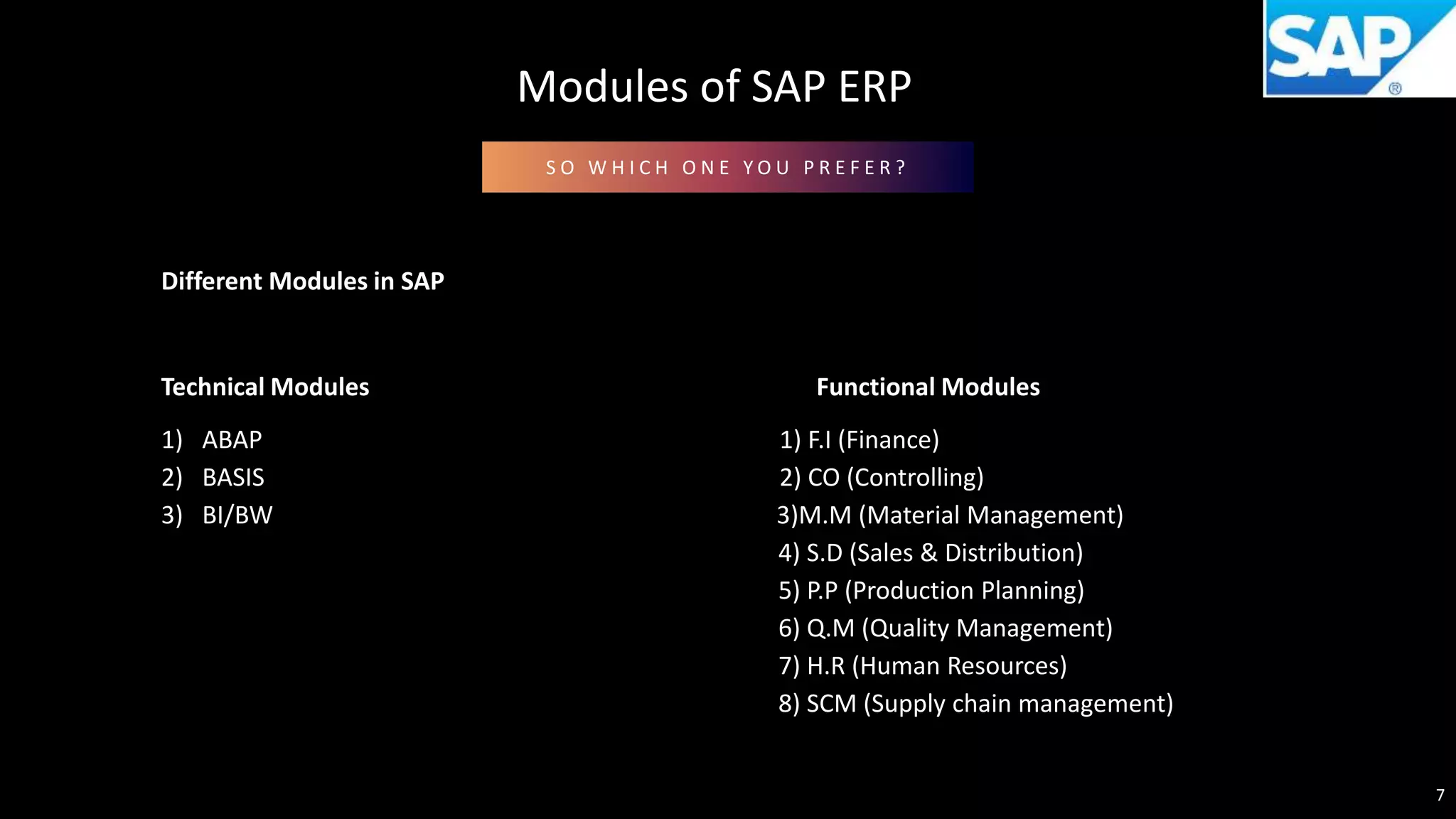 SAP ERP: Introduction | PPTX