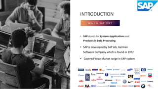 SAP ERP: Introduction | PPTX