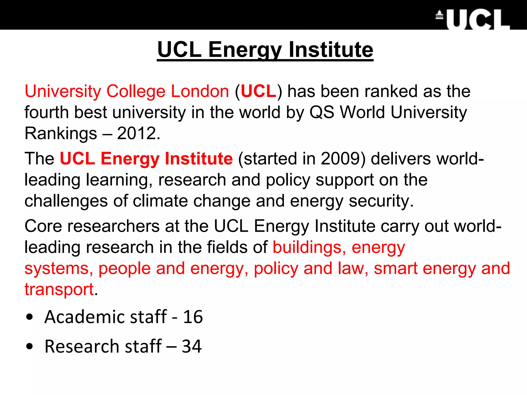 Introduction section 1 - UCL | PPTX