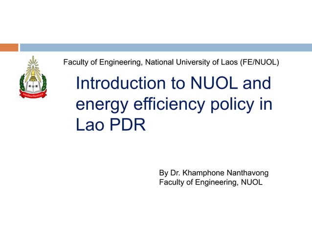 Introduction session 1 - Laos | PPT