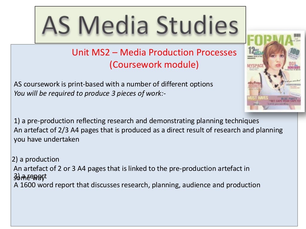 Introduction to AS media students