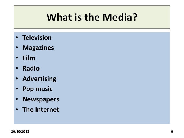 Introduction to AS media students